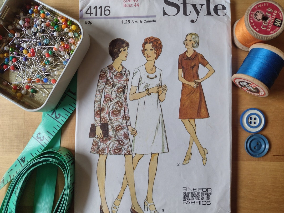 Vintage 1973 Sewing Pattern Style 4116 - Etsy