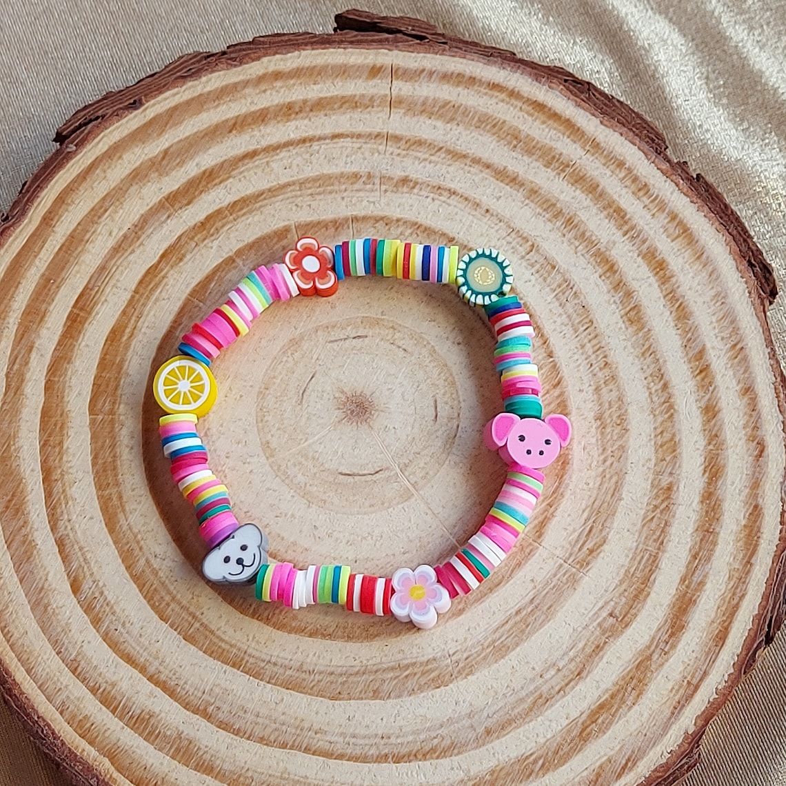 Colorful Beaded Bracelets Summer Stackable Bracelets - Etsy