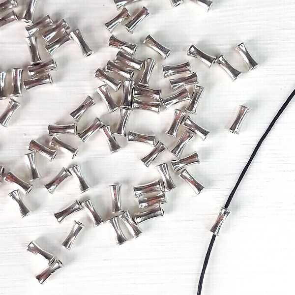 Metal Tube Beads - Etsy