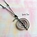 Spiral Necklace, Long Layered Necklace, Black Spiral Necklace, Boho ...