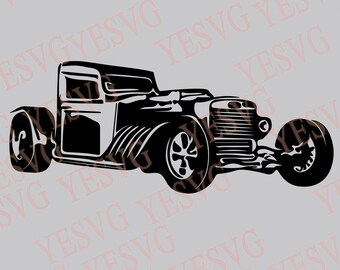 Rat Rod Svg - Etsy