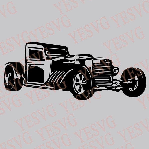 Hot Rod Svg - Etsy New Zealand