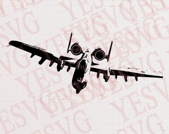 A10 Warthog Silhouette - Etsy Denmark