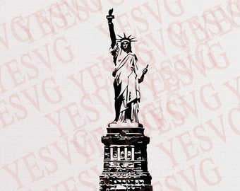 Statue of Liberty in New York. Cut Files for Cricut. Clip Art - Etsy