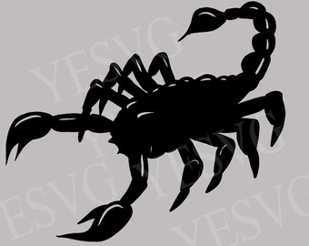 Scorpion Svg | Etsy