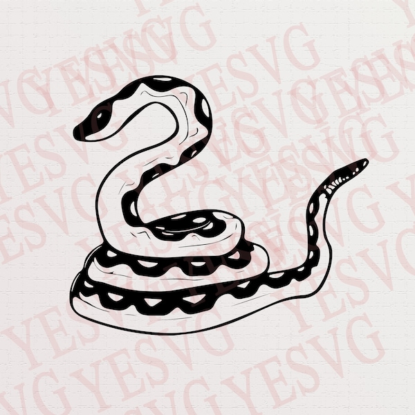 Rattle Snake Svg - Etsy