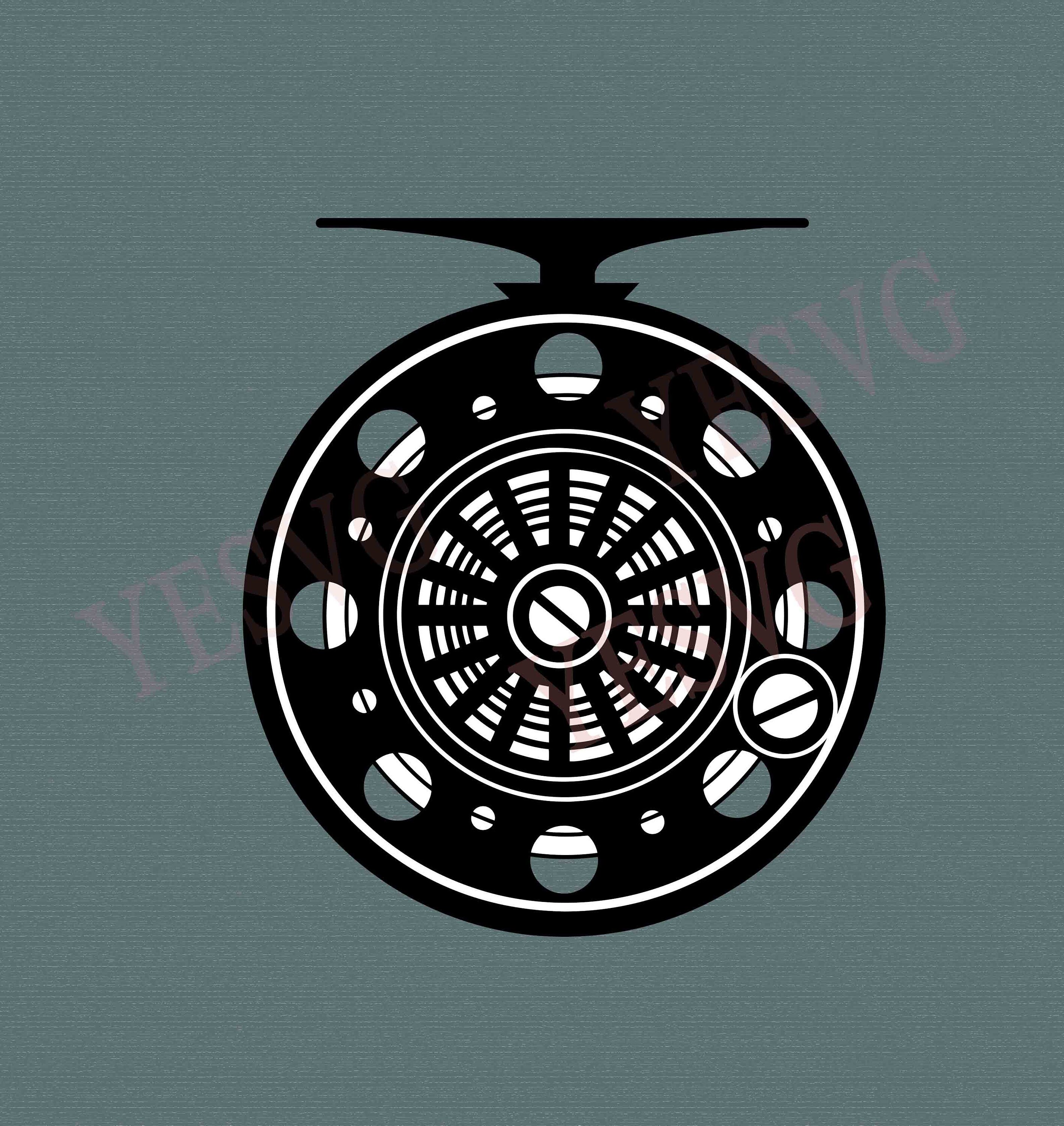 Fly Fishing Reel Clipart