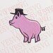 Pig Svg File Pink Pig Svg Cute Pig Clipart Kids Svg Design - Etsy