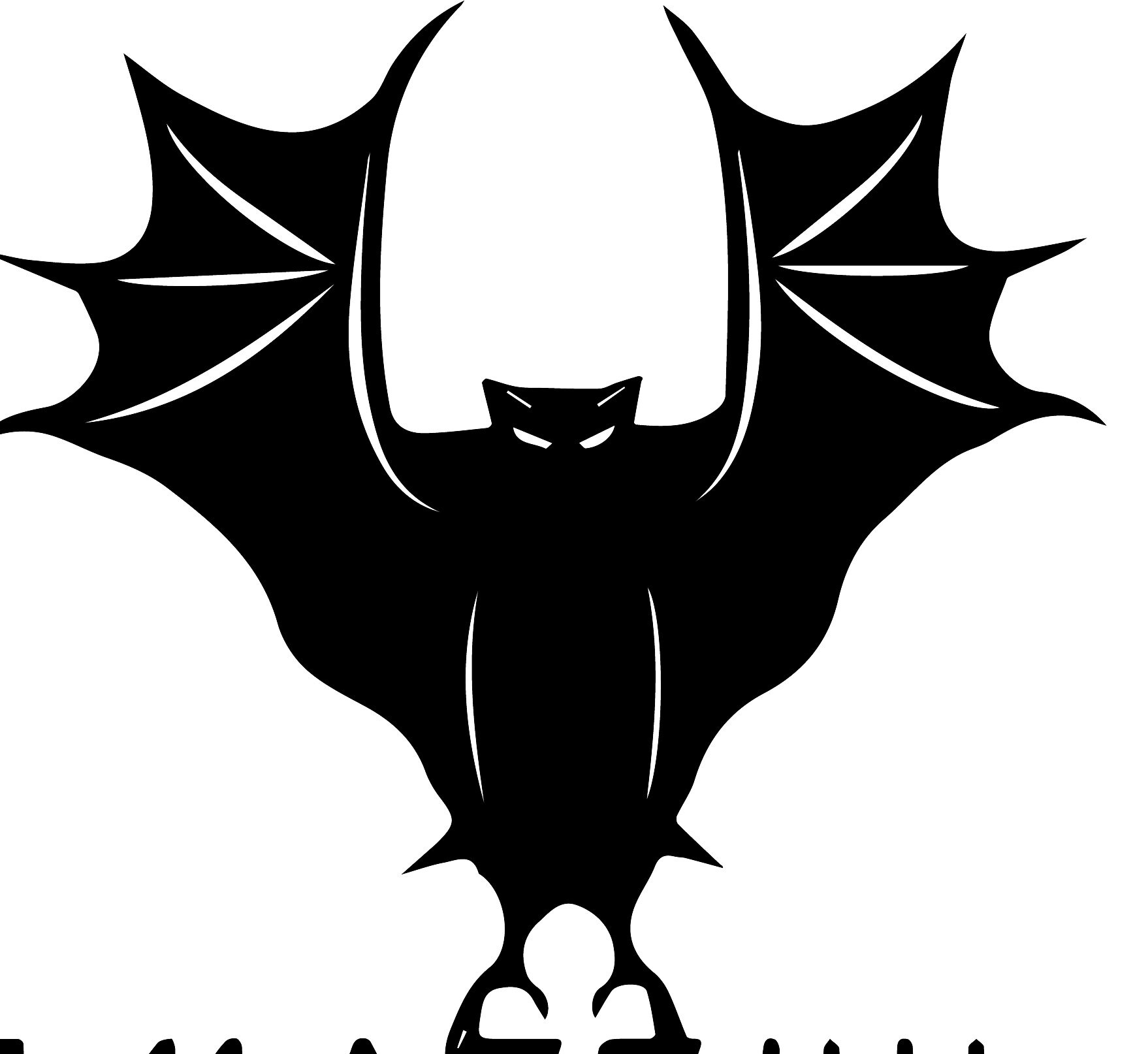 Bat SVG File Happy Halloween Svg Spooky Bat Clipart Svgs | Etsy