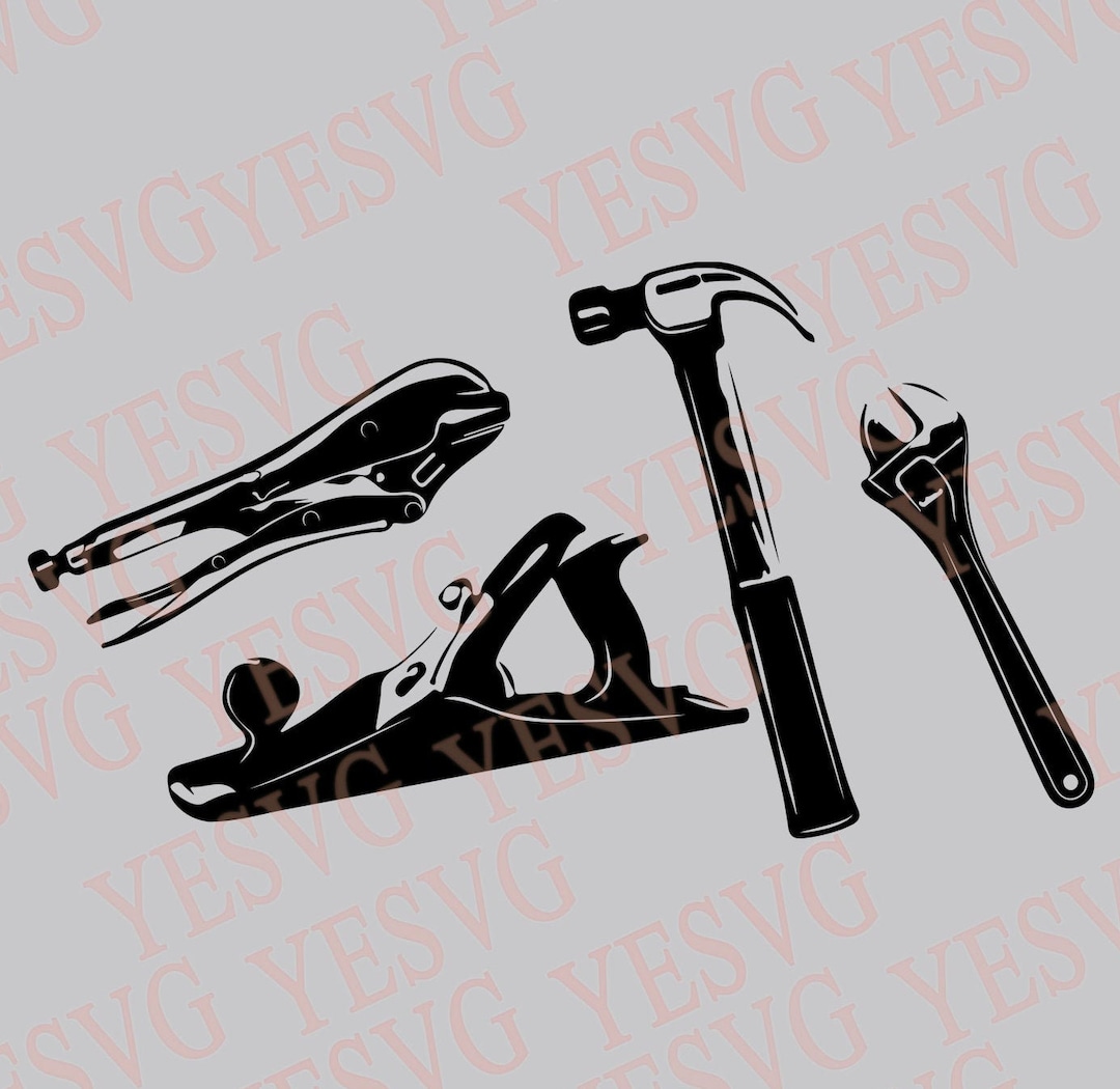Tools Bundle SVG Workshop Vector Art Carpentry Design - Etsy