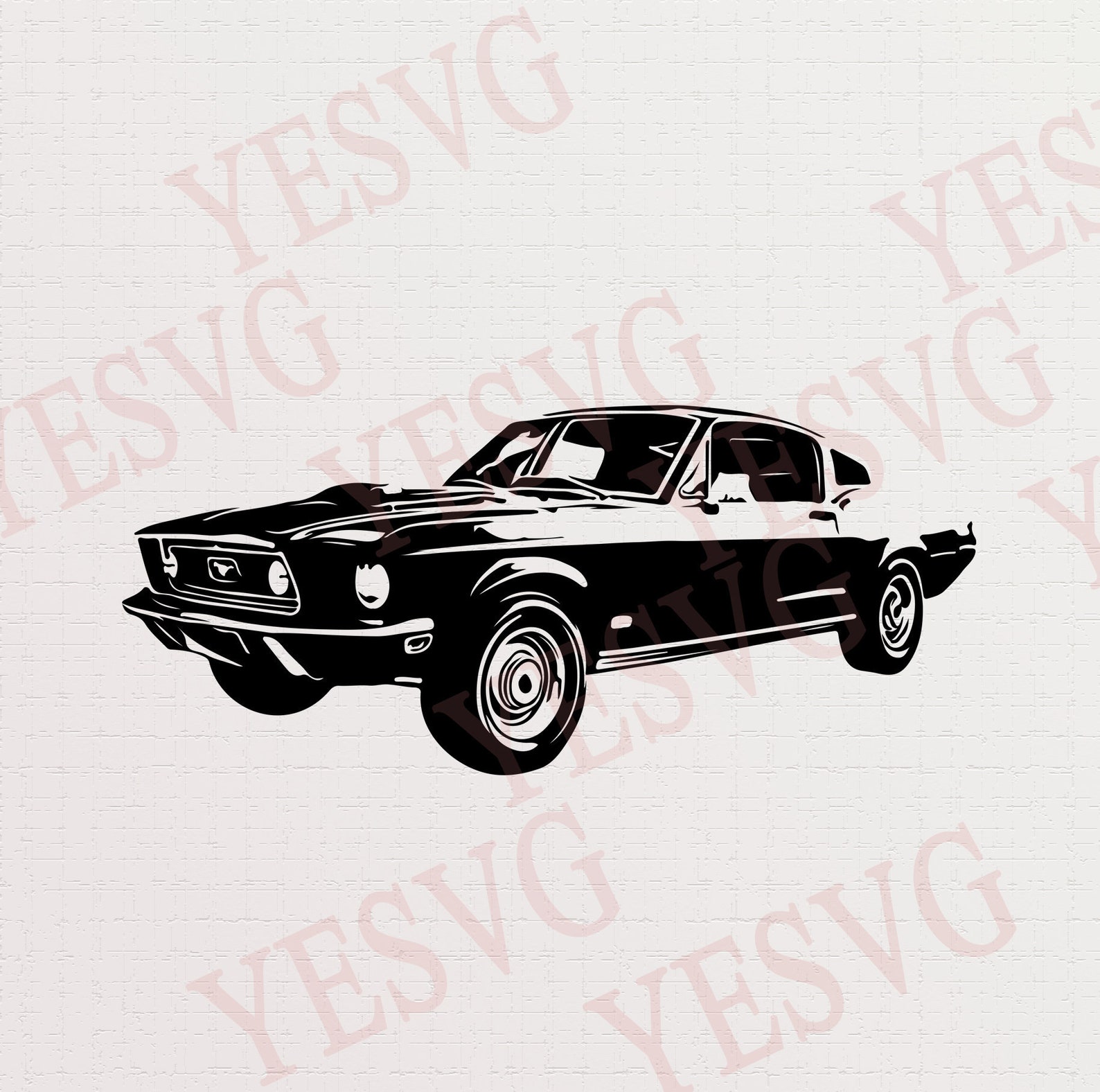 Mustang Svg Muscle Car Svg Ford Car Svg Ford Mustang Svg | Etsy Australia