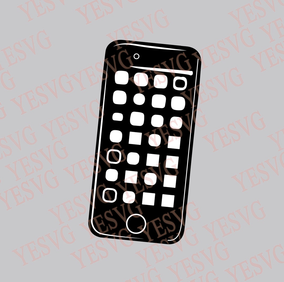 Cell Phone SVG iPhone Mobile Phone Telephone - Etsy