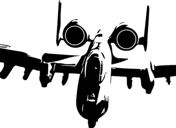 A 10 Warthog Silhouette