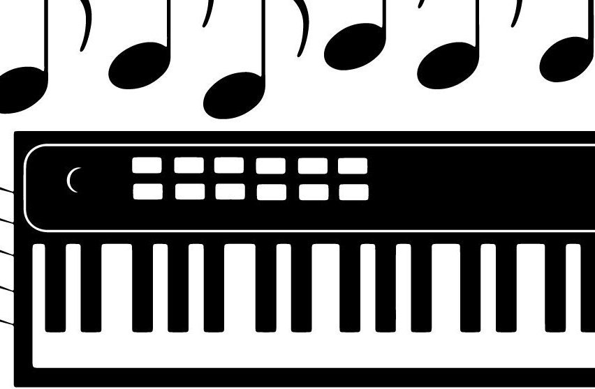 Music Keyboard Clip Art