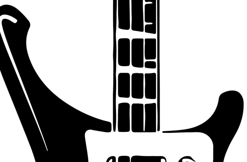 Bass Guitar Svg Bass Guitar Clipart Cut Files For Circut Etsy