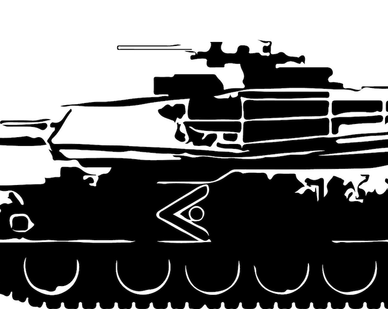 M1 Abrams Svg US Army Svg M1 MBT Svg US Tank Svg - Etsy