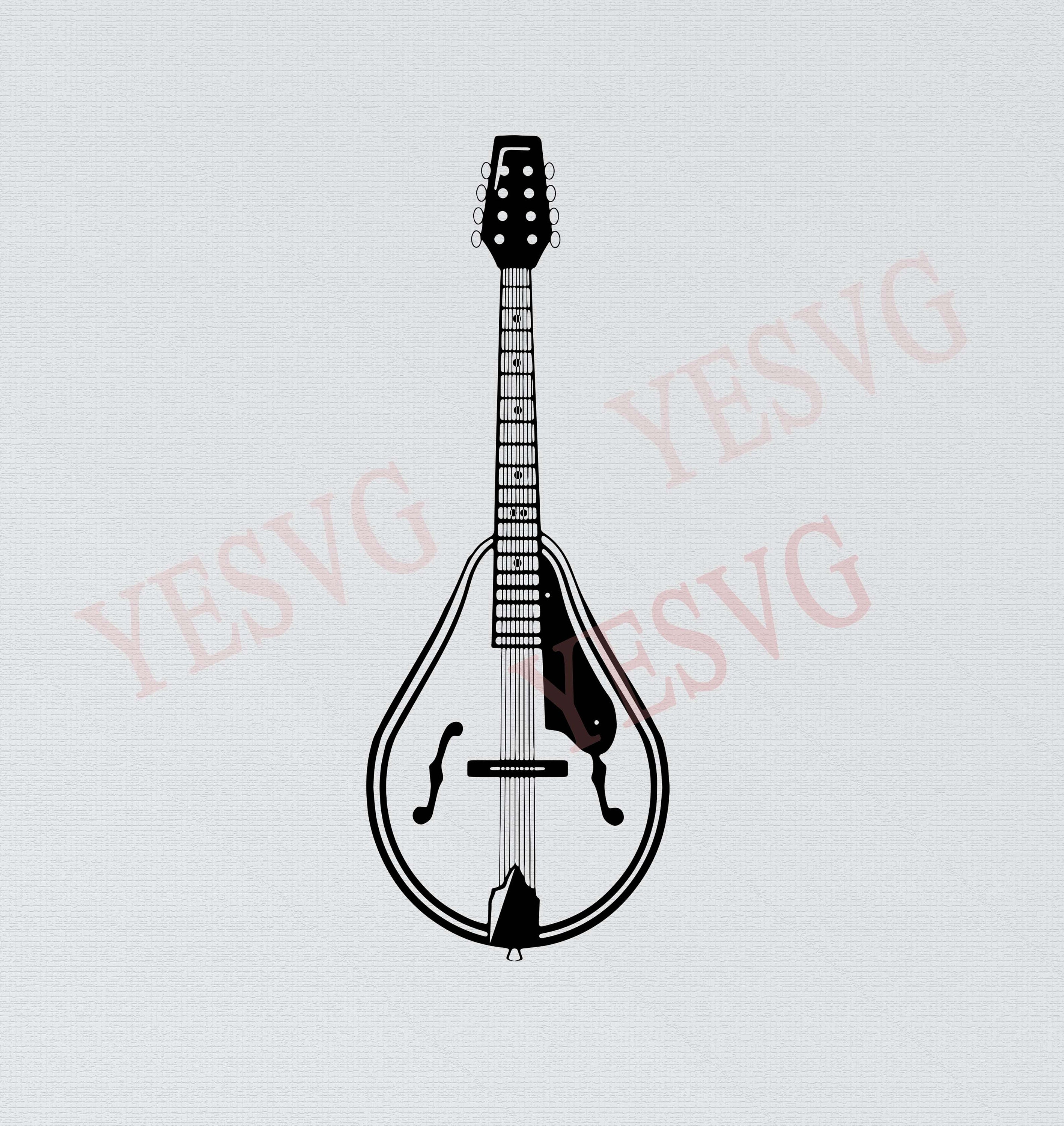 Guitar And Mandolin Clipart