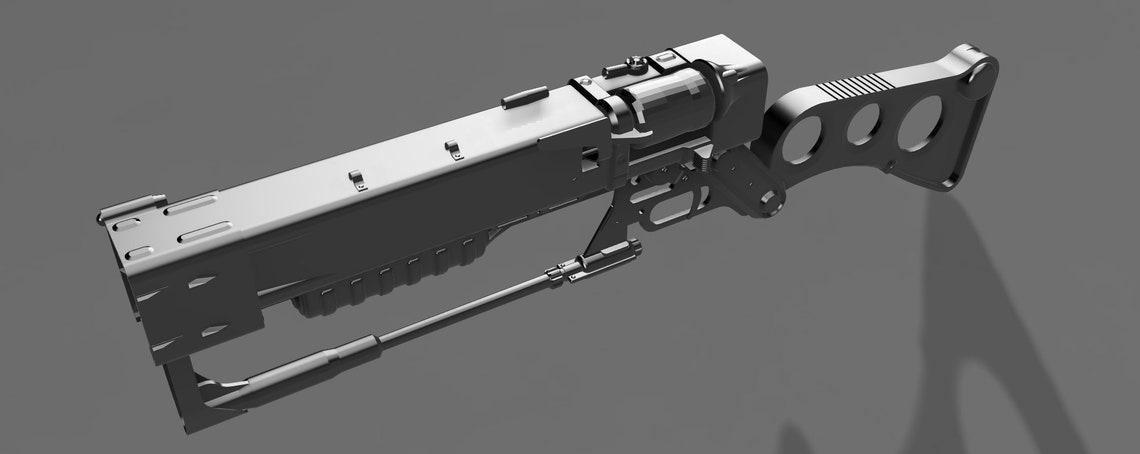 Fallout Laser Rifle STL File for 3D Printing - Etsy