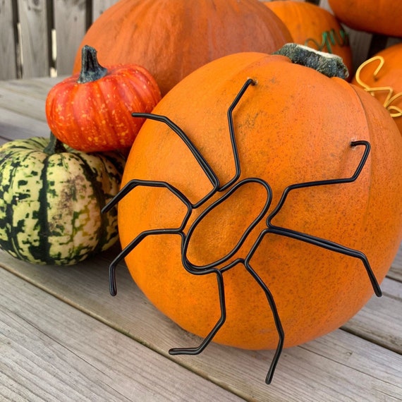 Wire Spider for Halloween Pumpkin Decoration - Etsy