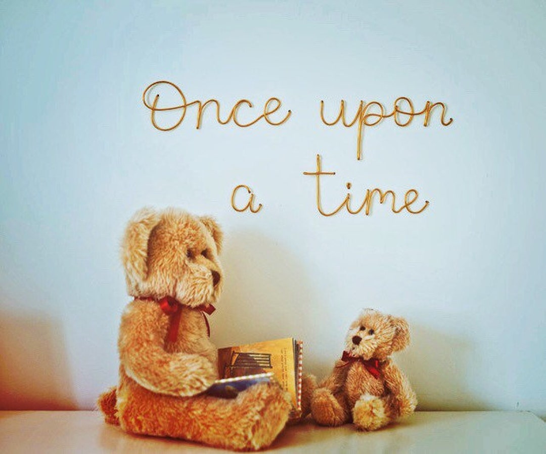 Wire ‘once Upon a Time’ Sign, Handmade Wire Words, Names, Phrases ...