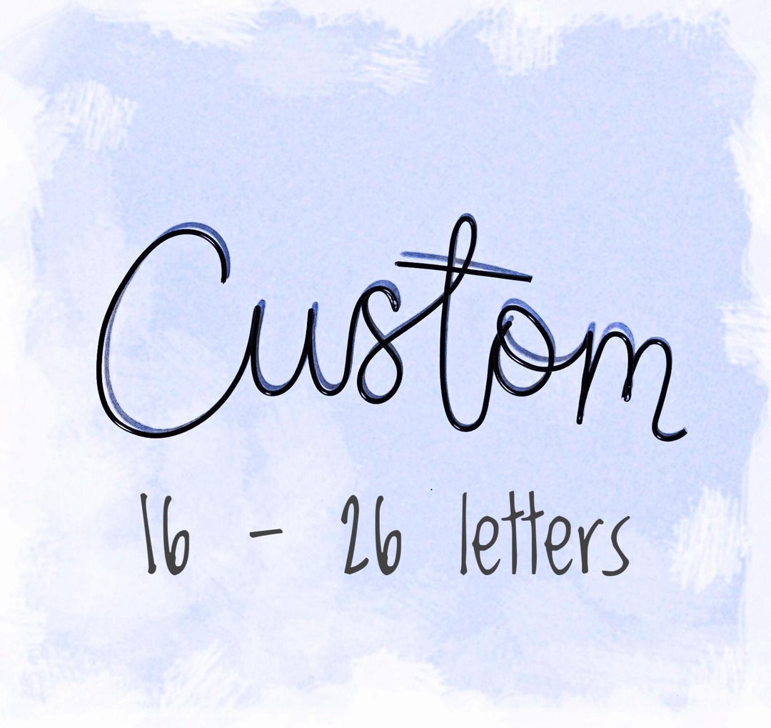 Custom Wire - Words, Names, Phrases, Quotes, Lyrics, Metal Wall Art ...