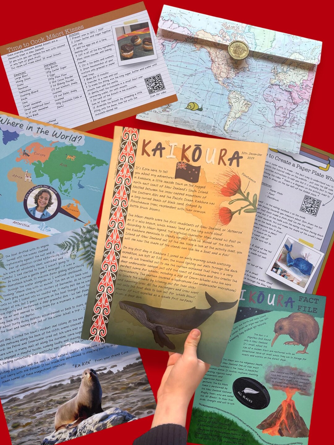 Digital Download Travel Adventure Letter and Activity Pack for Children ...