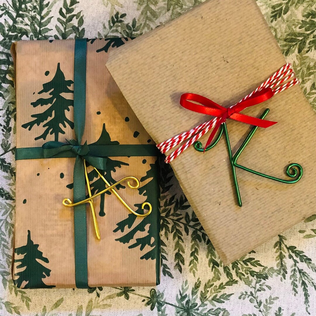 Initial Gift Tag, Personalised Keepsake - Etsy