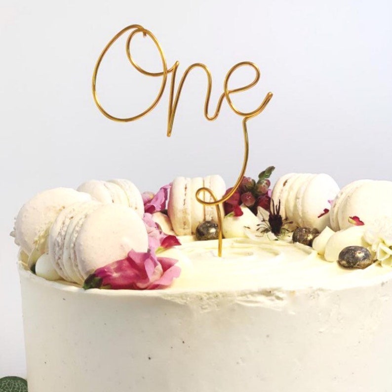 Custom Age as a Word Cake Topper Handmade Wire Birthday - Etsy UK