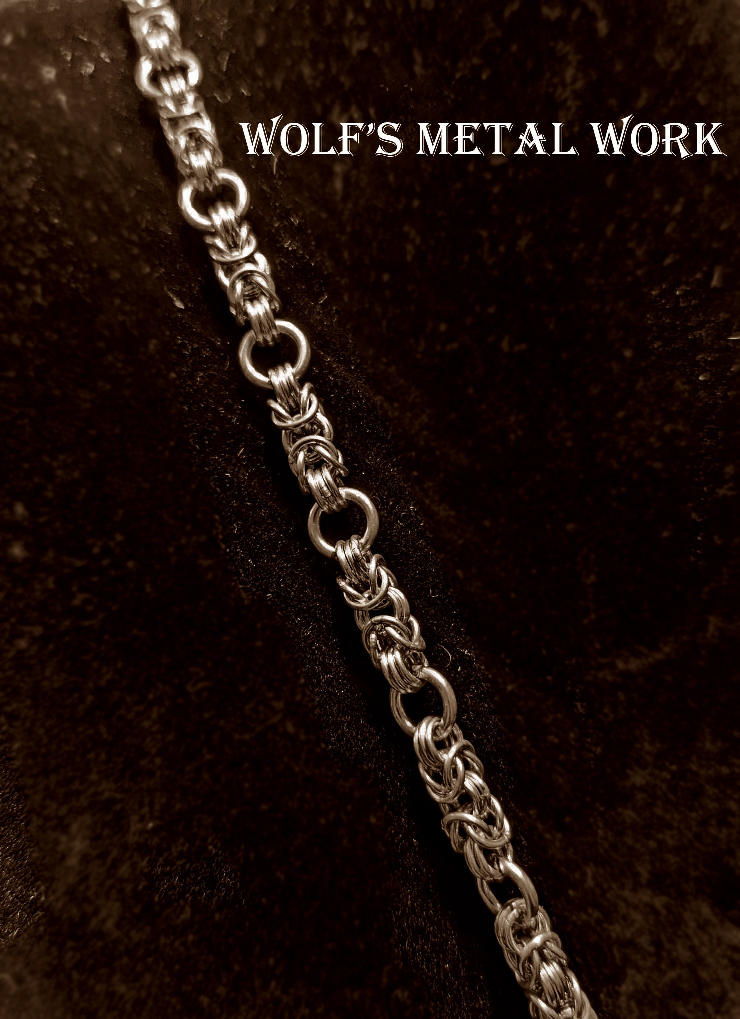 Welded Argentium Silver Broken Byzantine Chain - Etsy