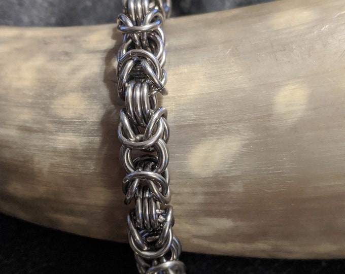 Stainless Steel Byzantine Weave Chainmail Wallet Chain - Etsy