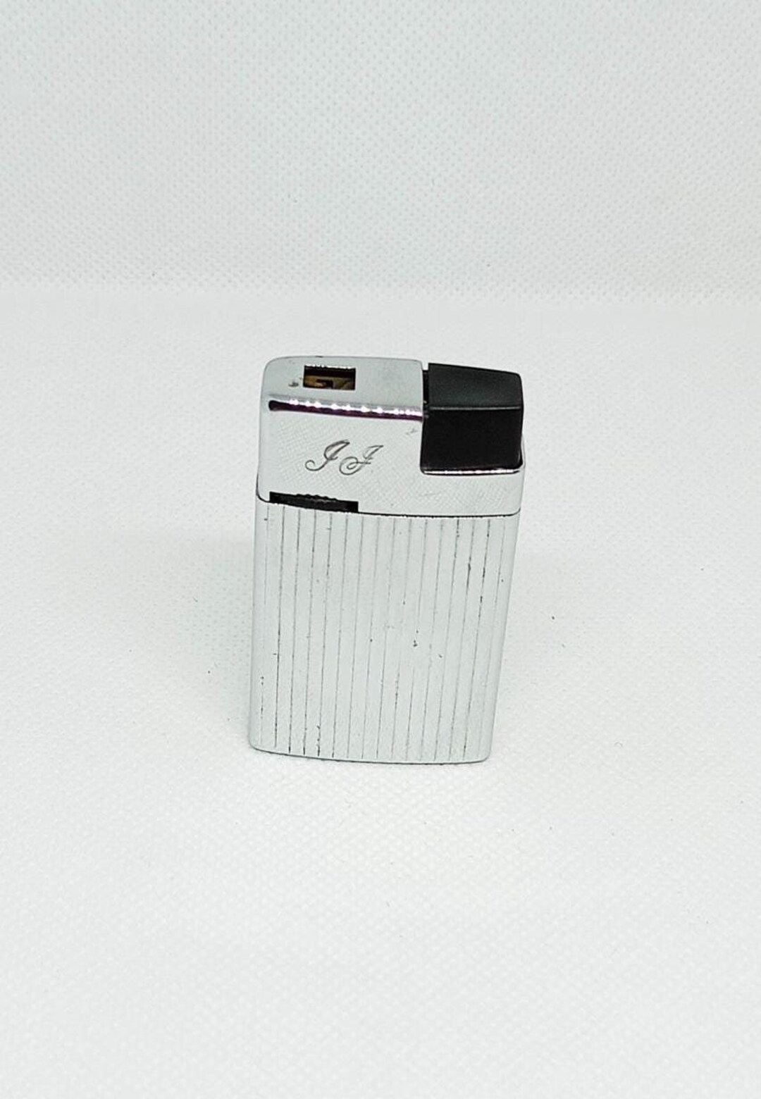 Vintage SILVER MATCH Classic Gas Lighter - Etsy