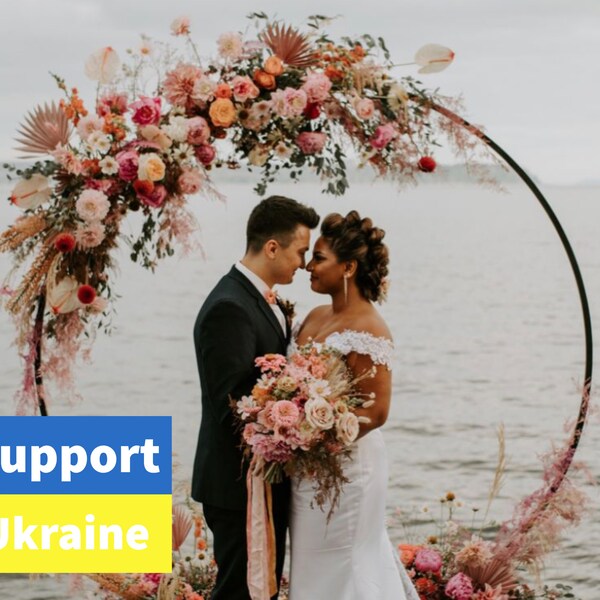 Wedding Arbor Gold Ring - Etsy