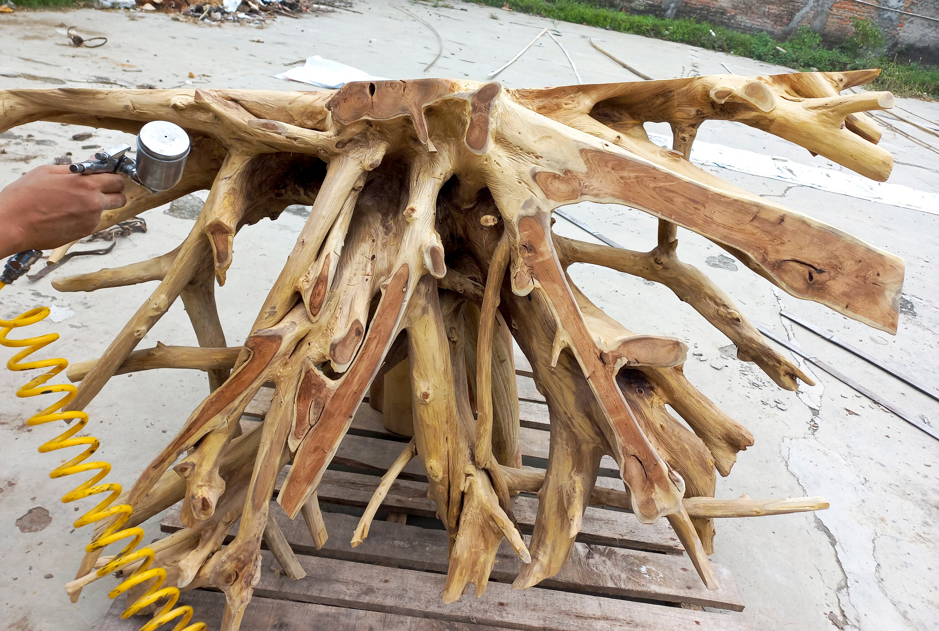 Teak Root Console Table 135x45x80 Entryway Teak Wood Table - Etsy