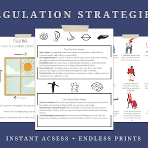 Regulation Supports, Sensory Supports for Kids, Regulation Activities ...