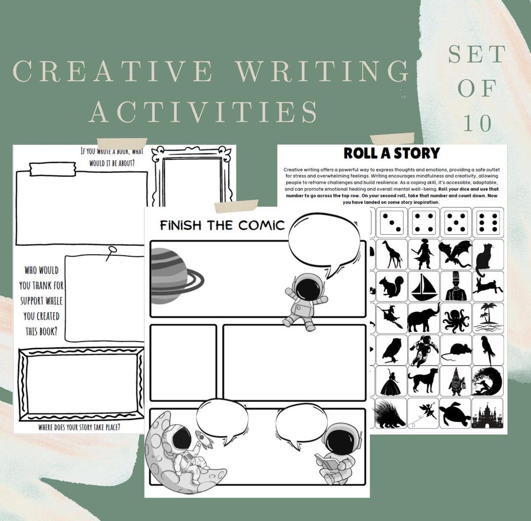 Creative Writing, Activities for Kids, Imagination Worksheets, Speech ...