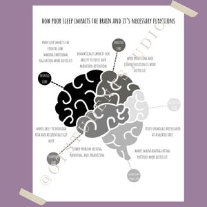 Sleep Hygiene Handout: Healthy Night Routine, Coping Skills (printable ...