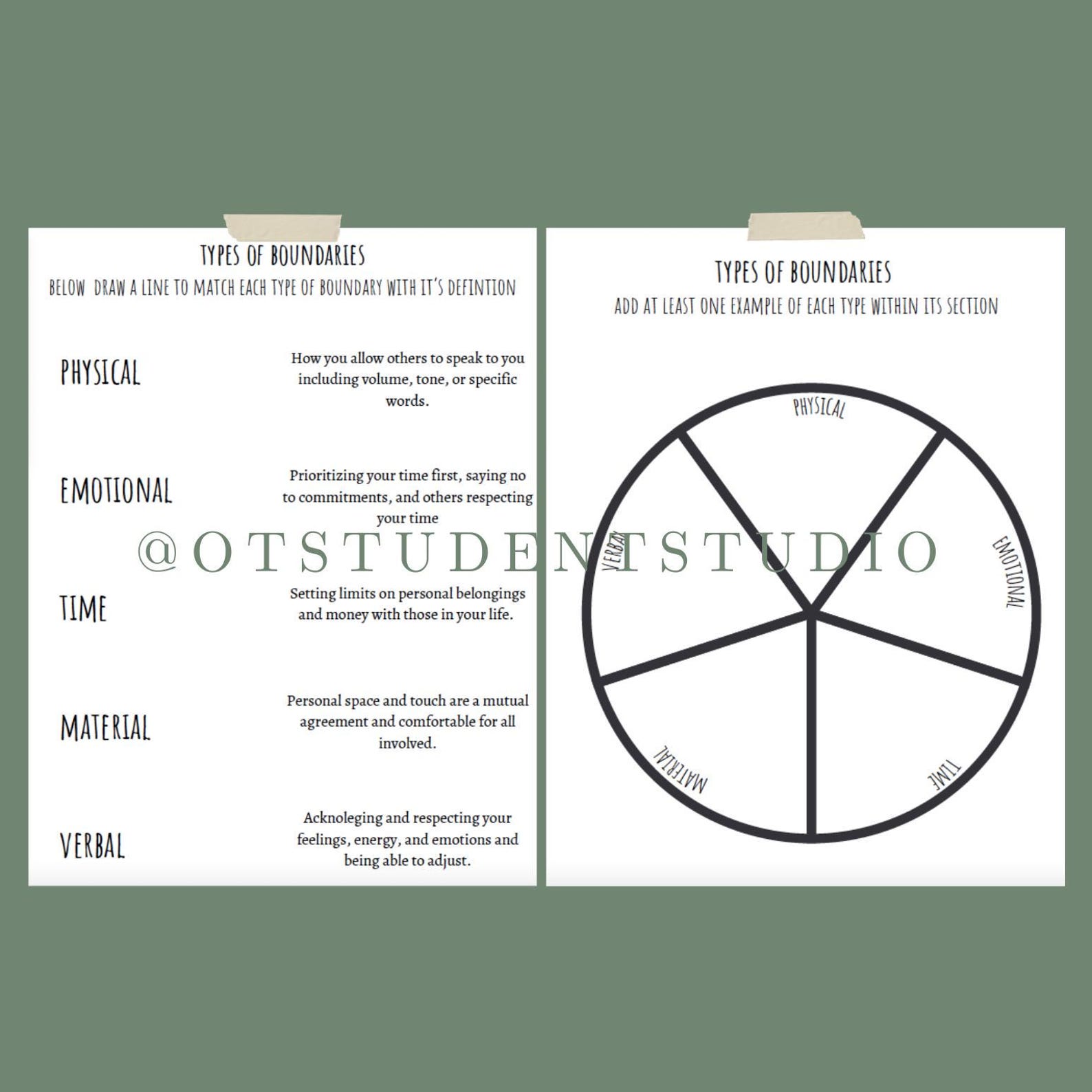 Healthy Boundaries Activity, Setting Boundaries, Setting Boundaries ...