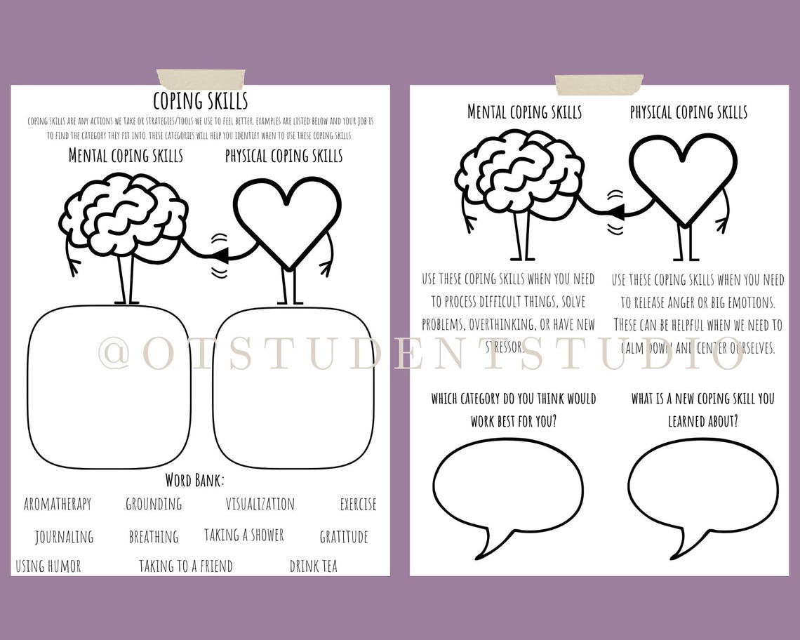Sleep Hygiene Handout: Healthy Night Routine, Coping Skills (printable ...