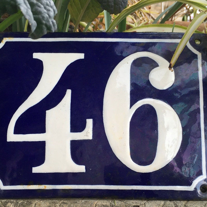 Country House Number Sign - Etsy