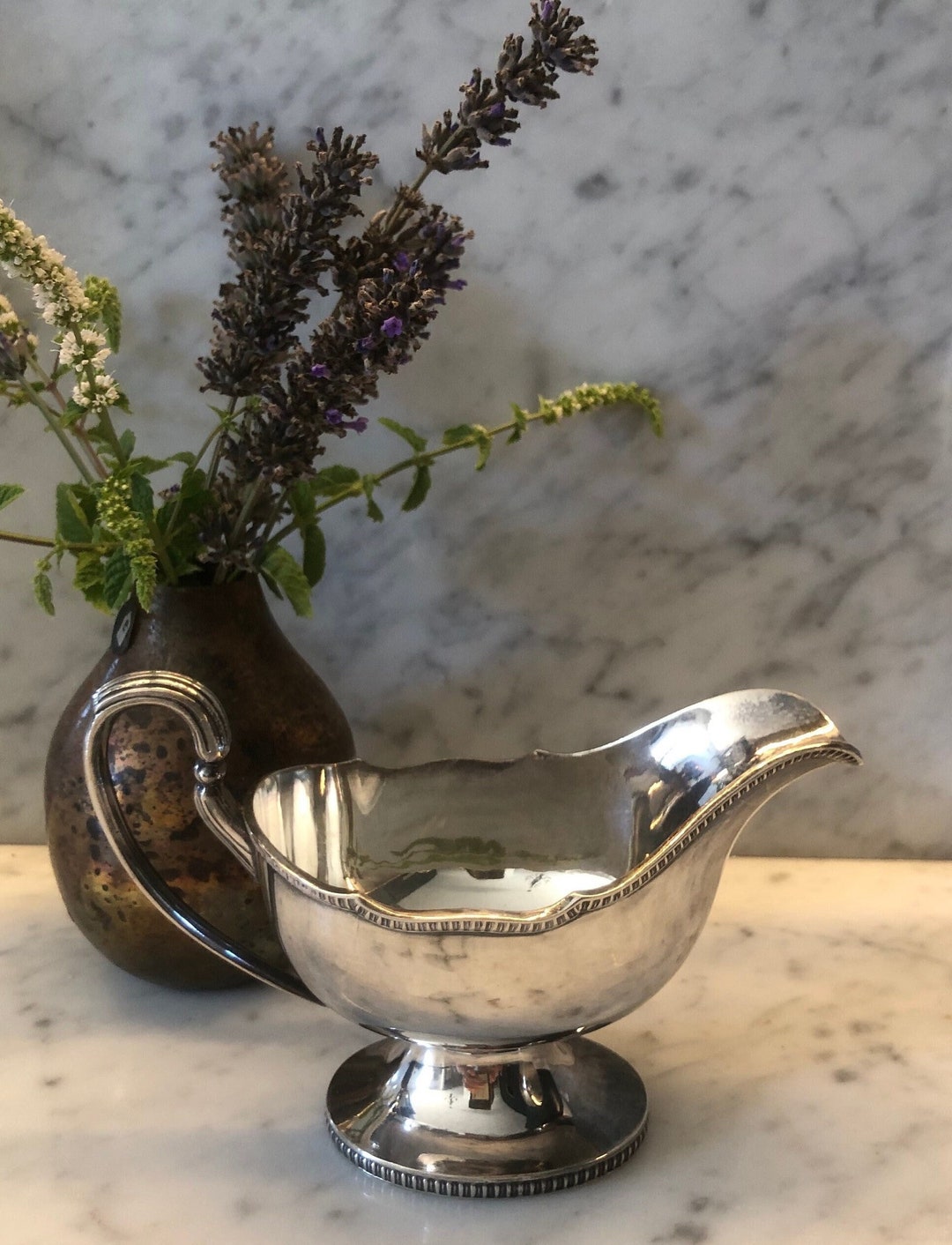 Hallmarked HARRODS Silver Plated Sauce Boat, Gravy Boat in Fabulous ...