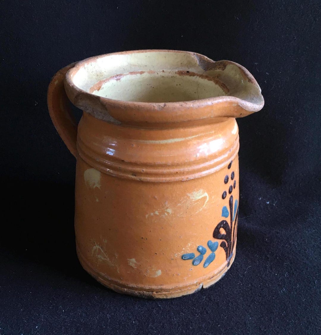 1950’s CERAMIC JUG From SAVOY Region. Vintage French in a Lovely Dark ...