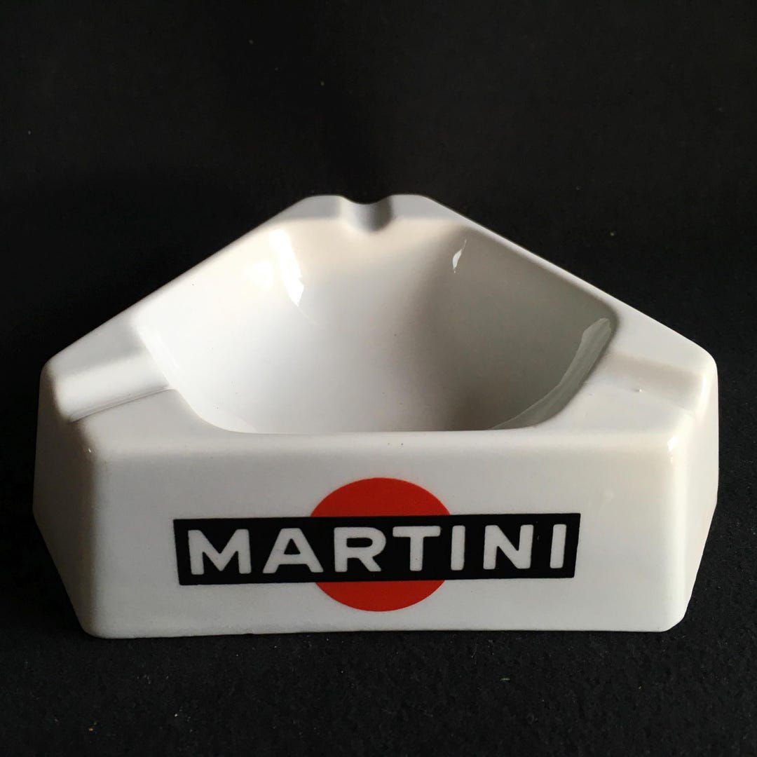 A MARTINI Ceramic 1960s Ash Tray, Ashtray, Ring Dish. Great Condition ...