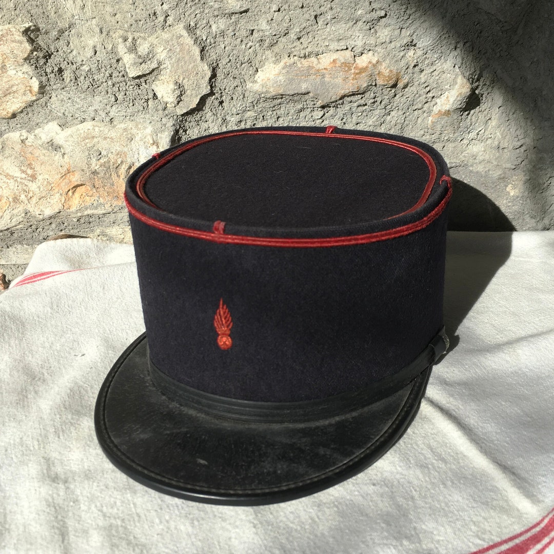 Authentic Vintage French KEPI, French Policemans Hat. Used. Great to ...