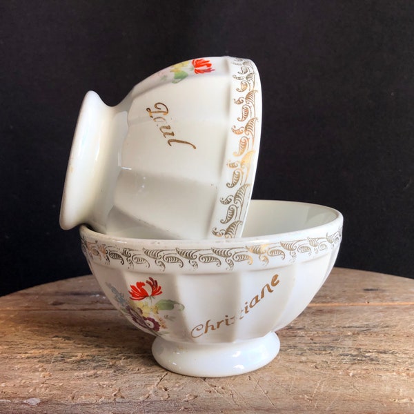 French Coffee Bowls - Etsy