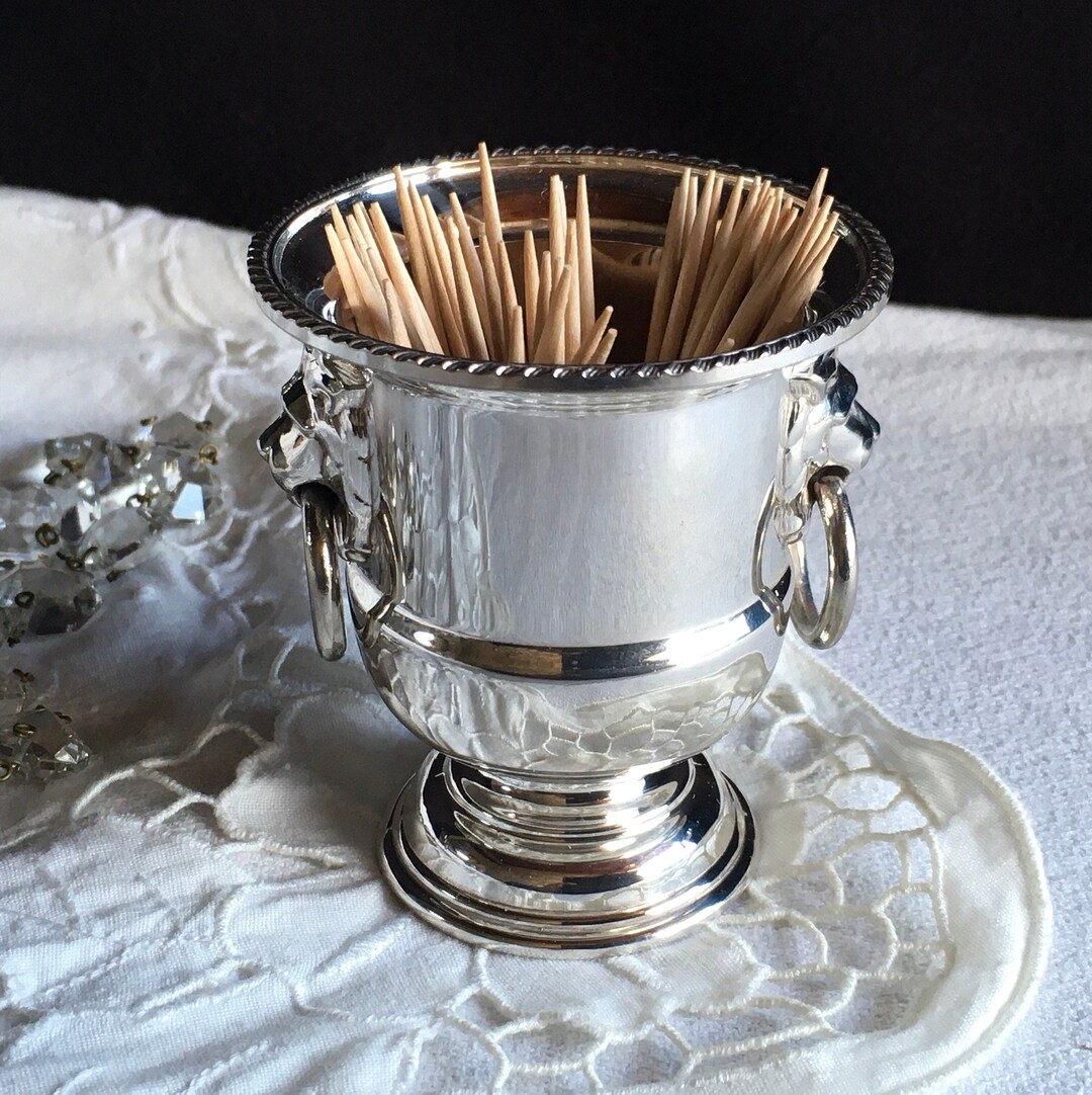 Vintage VINERS MEDICIS Style Silver Plated MINIATURE Champagne Bucket ...
