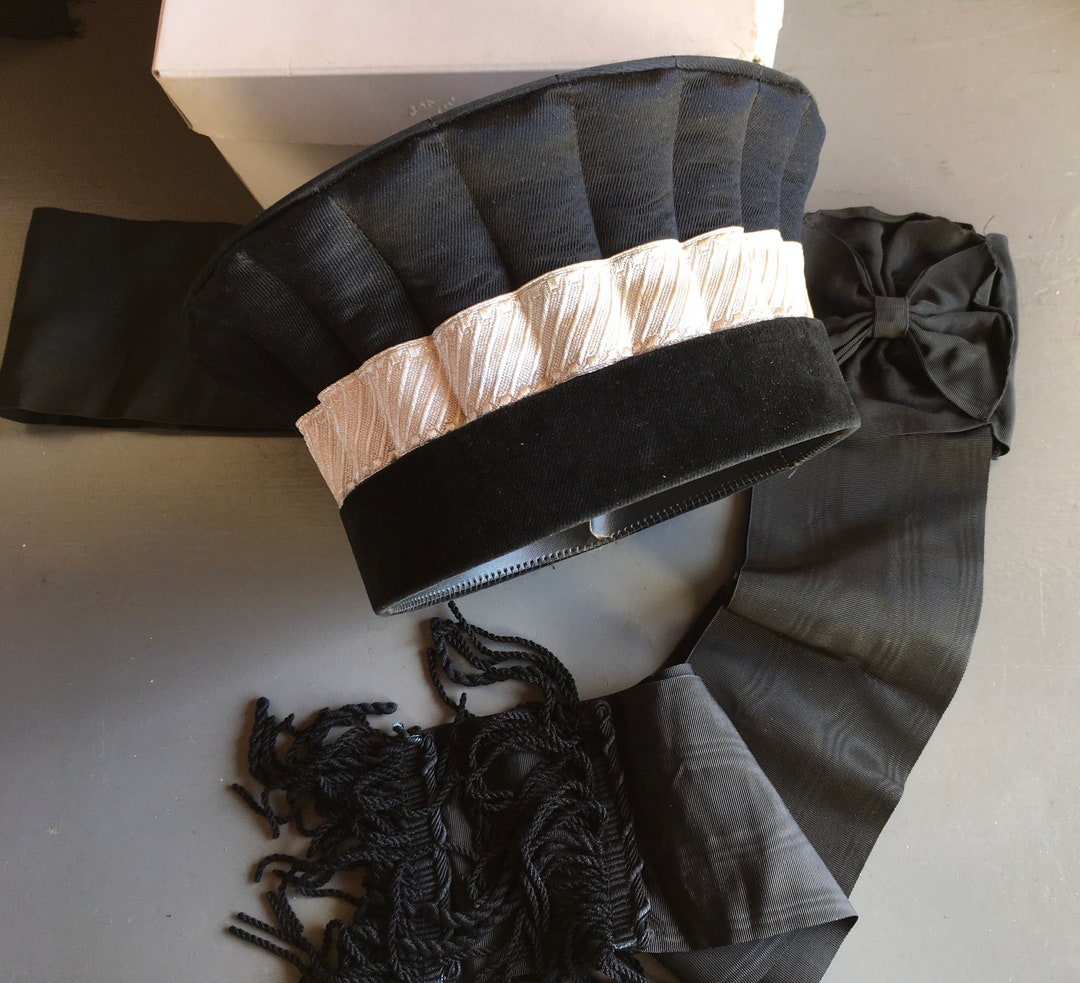 Authentic Vintage French Magistrate’s HAT (TOQUE) in Original Box ...