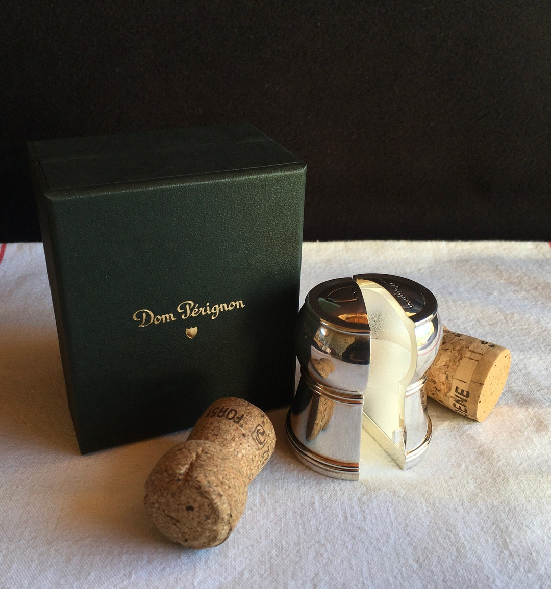 DOM PERIGNON Champagne Cork Keeper in Original Box Vintage - Etsy