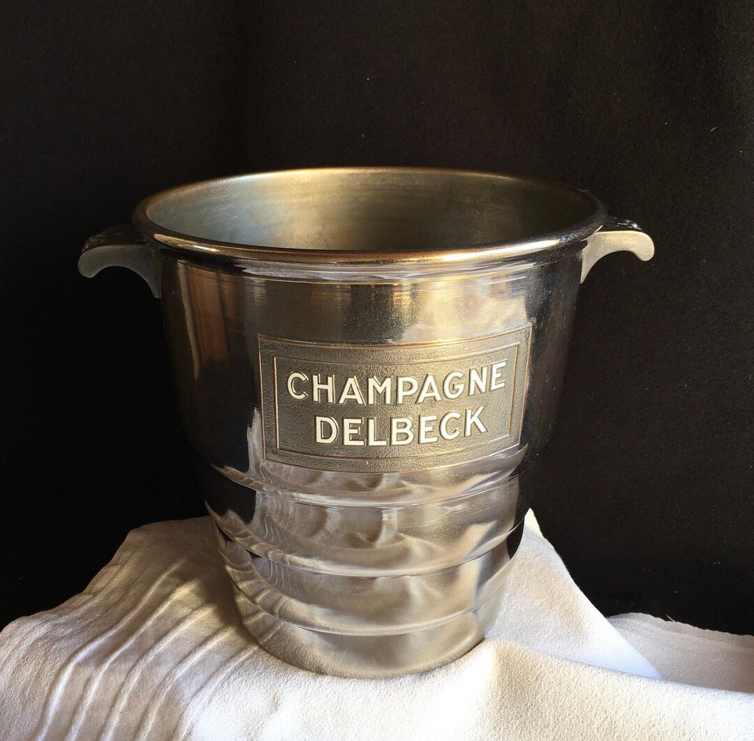 Antique 1930’s French ART DECO “DELBECK” Champagne, Ice Bucket, Made by ...