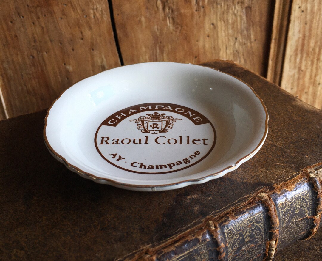 Vintage French RAOUL COLLET, AY, Champagne, Little Dish, Ring Dish ...