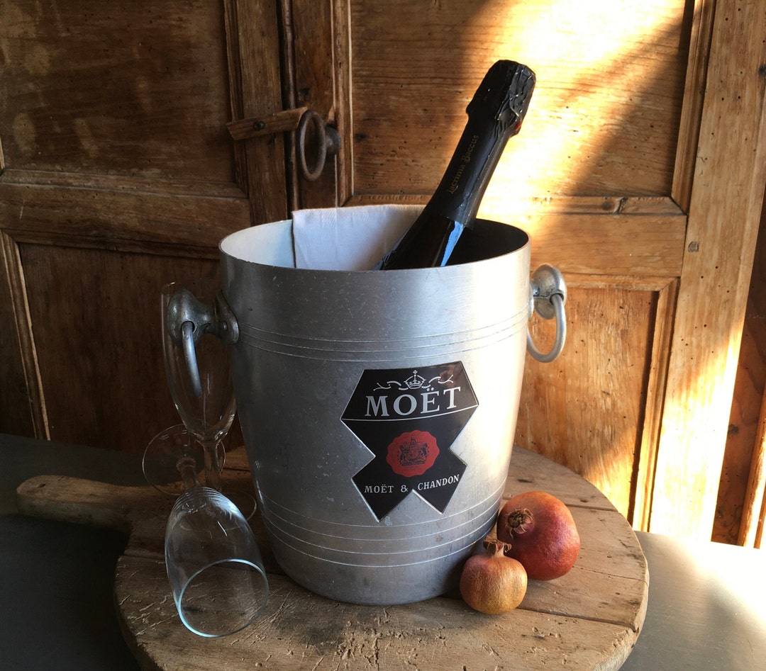 Vintage French MOET & CHANDON Champagne Bucket Wine Cooler. - Etsy